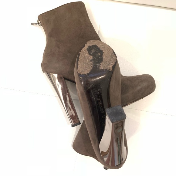 Roberto Cavalli | Shoes | Roberto Cavalli Suede Hidden Platform Boots ...